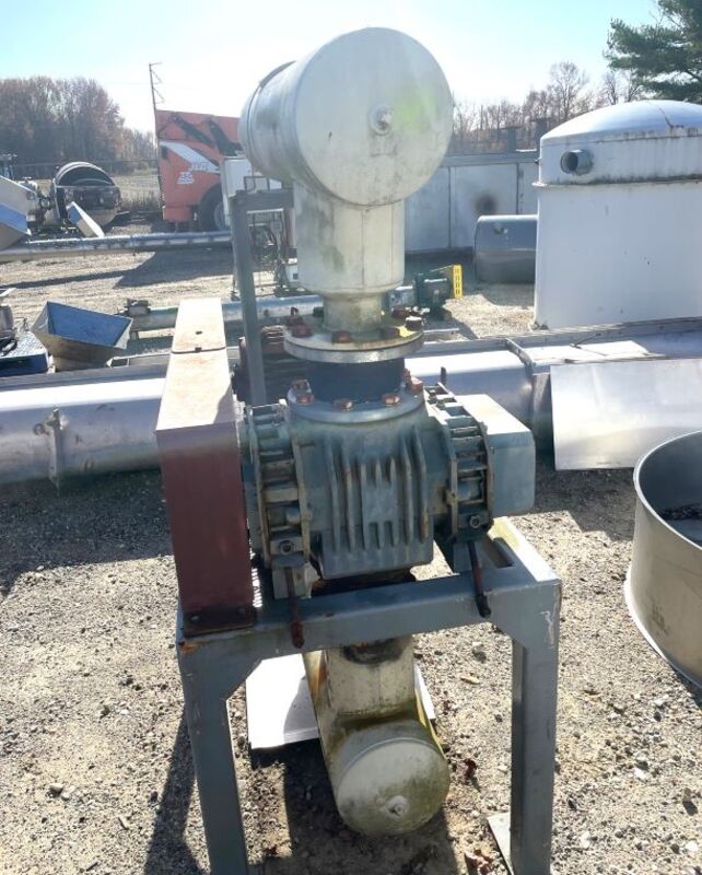 Roots #412JHRCS, rotary lobe blower, 15 HP, 1760 RPM, 230/460 V. motor ...