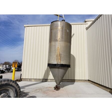 Brismet #T-6061-T6 ALUM, Aluminum Powder Silo, 350 cu.ft., 137" long ...