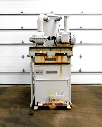 Demarco Max-Vac industrial portable vacuum system, 25 HP, 1770 RPM, 208 ...