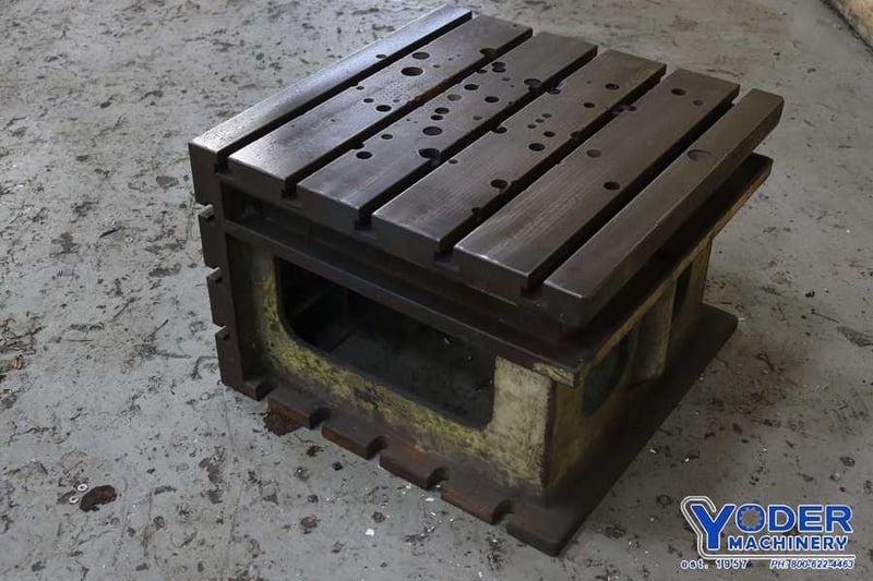 Carlton T-slot box drill table, 28 x 28 x 20, #66499 for Sale | Surplus ...