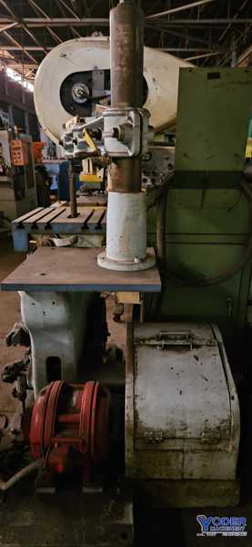 2" x 18" Baker #2, keyseater, 20-1/2" stroke, 24" x 24" table, 3 HP ...