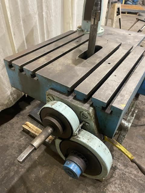 2" x 18" Baker #2, keyseater, 20-1/2" stroke, 24" x 24" table, 3 HP ...