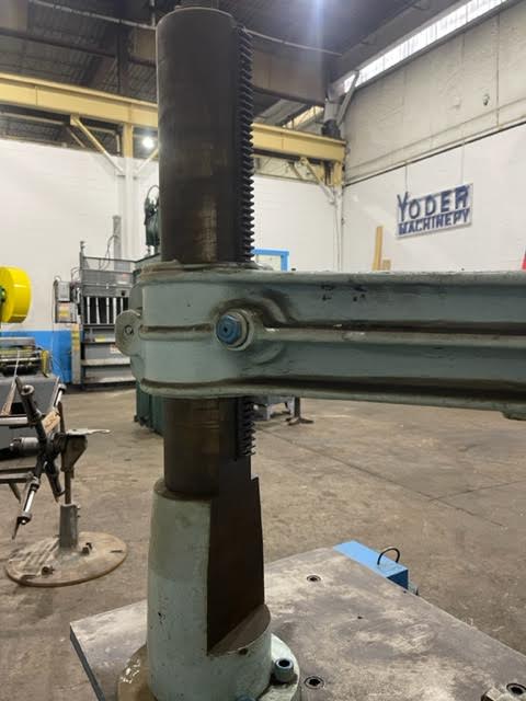 2" x 18" Baker #2, keyseater, 20-1/2" stroke, 24" x 24" table, 3 HP ...