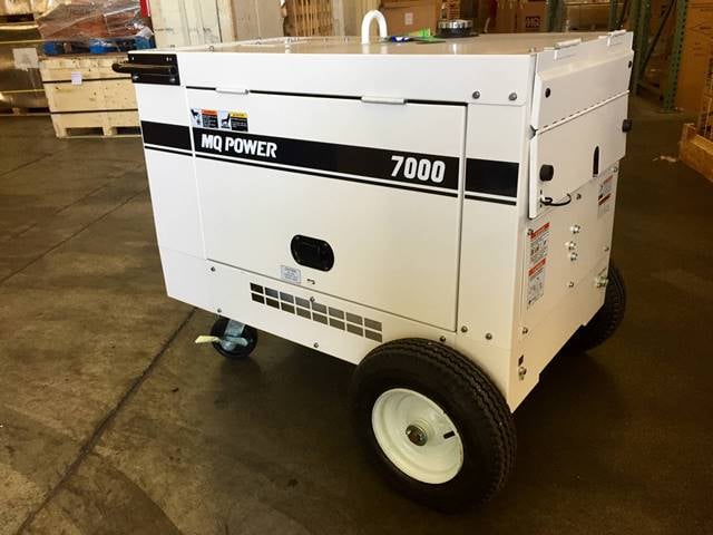 7 KW Multiquip / Whisperwatt, diesel generator set, 120/240 Volts ...