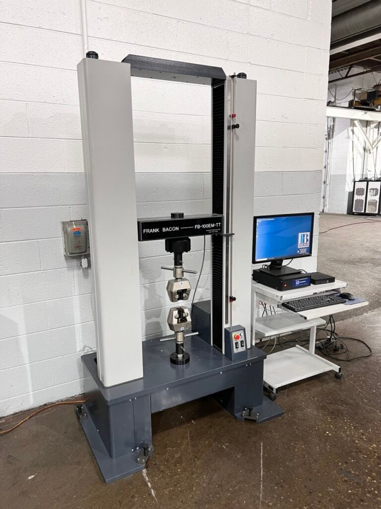 22500 lbf. (100kN) Frank Bacon #FB-100EM-TT, Computer System with ...