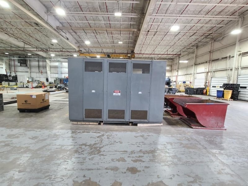 2000 KVA 13200 Delta Primary, 480Y/277 Secondary, Square D, dry, Nema 1 ...