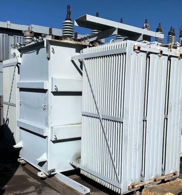 7.5/10.5 MVA 34500 Delta Primary, 4160Y/2400 Secondary, Carte ...
