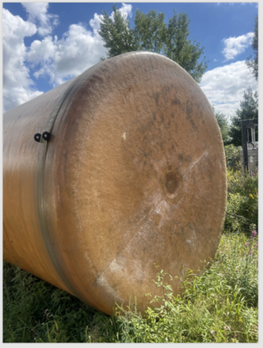 5000 gallon Vertical Fiberglass Storage Tank for Sale | Surplus Record