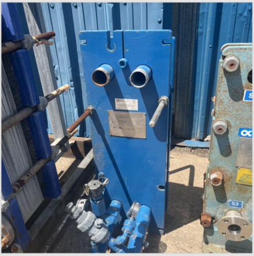25 sq.ft., Alfa-Laval, M6, Heat Exchanger for Sale | Surplus Record 25 sq.ft., Alfa-Laval, M6, Heat Exchanger for Sale | Surplus Record