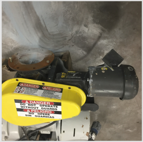 Powder Coating Sieve, Azo #E650-C1, Cyclone Screener w/ Winsmith Speed ...