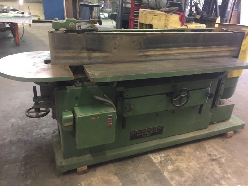 10" x 172" Wysong & Miles #604, double sided Oscillating Edge Sander, 7 ...