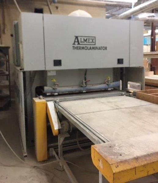 Shaw-Almex #TL6-54-69, ThermoLaminating Veneer Press, 54" x 69" top ...