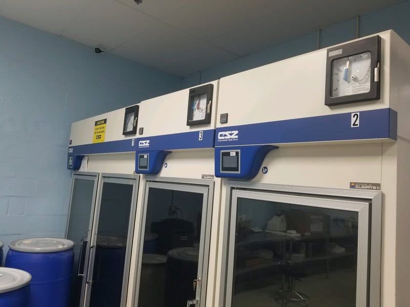 Cincinnati Sub-Zero #STH-24-.25-H/AC, Refrigeration, 2 door unit, 75 lb ...