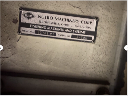 Gema Nordson Nutro #P-290, Powder Coat Vertical Oscillators Gun Movers ...