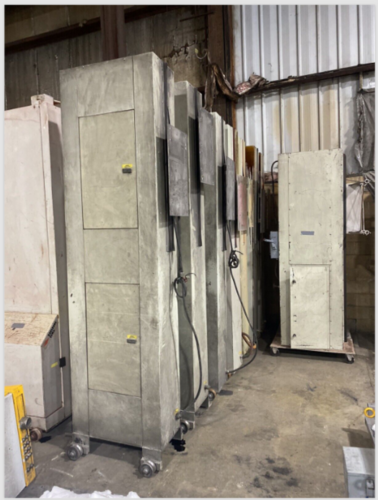 Gema Nordson Nutro #P-290, Powder Coat Vertical Oscillators Gun Movers ...