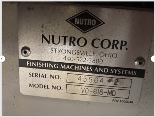 Gema Nordson Nutro #VO-618, Vertical Oscillators Gun Movers, 18" Stroke ...