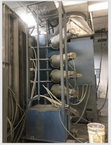 Nordson #CK5 Cyclo-Kinetic, Powder Coating Booth System, refurbished ...