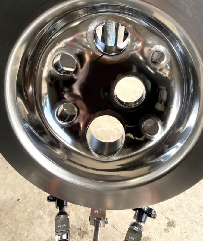 7 gallon Mueller, Sanitary Reactor w/Bottom Mounted Mixer, 4" diameter ...