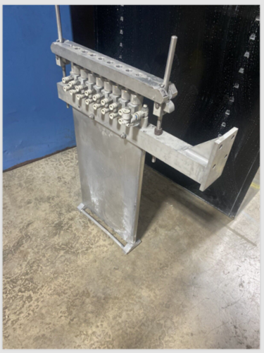 Feed Center Lance Arm Assembly Plate Manifold, Nordson #1051849 ...