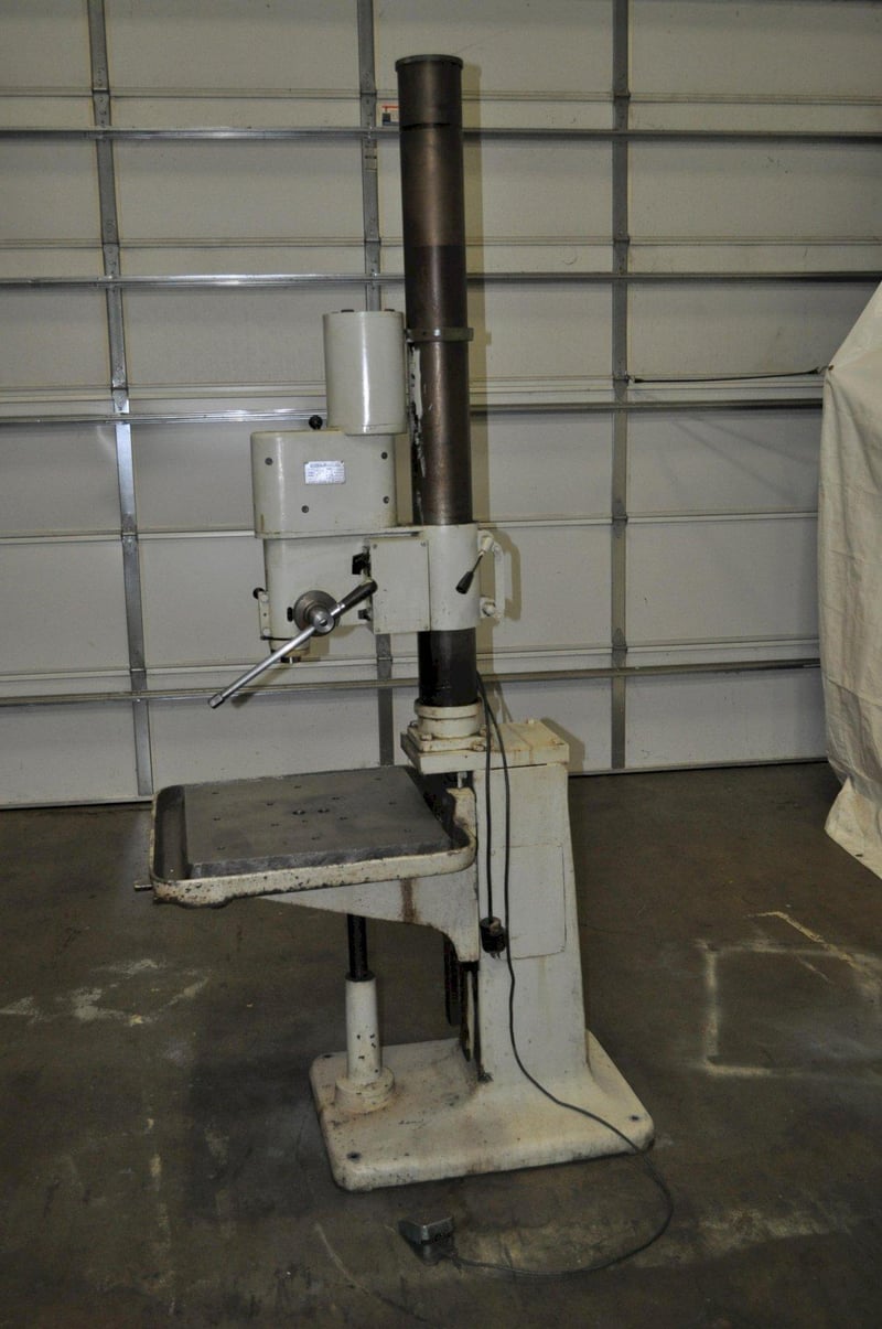 24" Cycle-matic #S-24B, single spindle drill press, 80-950 RPM, foot ...