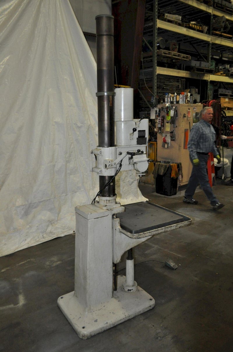 24" Cycle-matic #S-24B, single spindle drill press, 80-950 RPM, foot ...