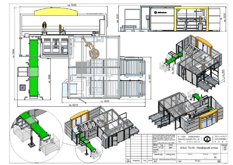 Ras #Mini-Bend-Center-79.05, folding machine for Sale | Surplus Record