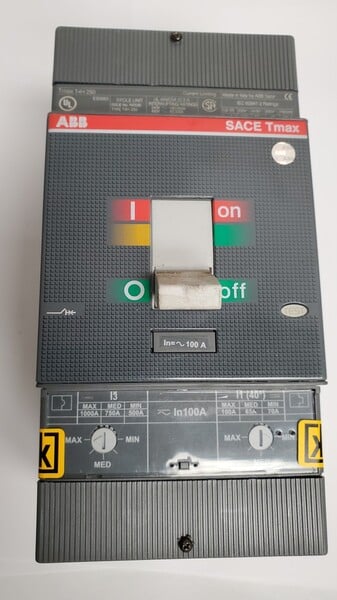 250 Amps, ABB molded case circuit breaker for Sale | Surplus Record