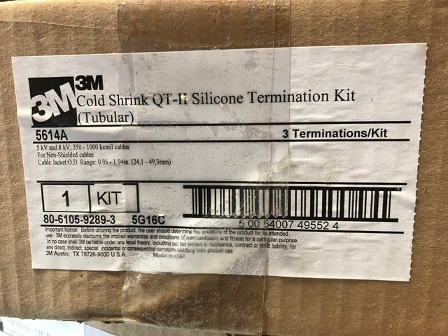 3M termination & splice kits, new for Sale | Surplus Record