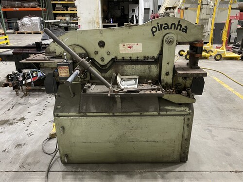 Piranha #P50, ironworker, 50 ton, #16267 for Sale | Surplus Record