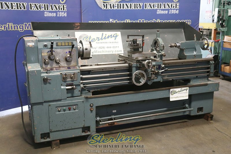 17" x 60" Webb Whacheon #17Gx60, Gap Bed Engine Lathe, Coolant System ...