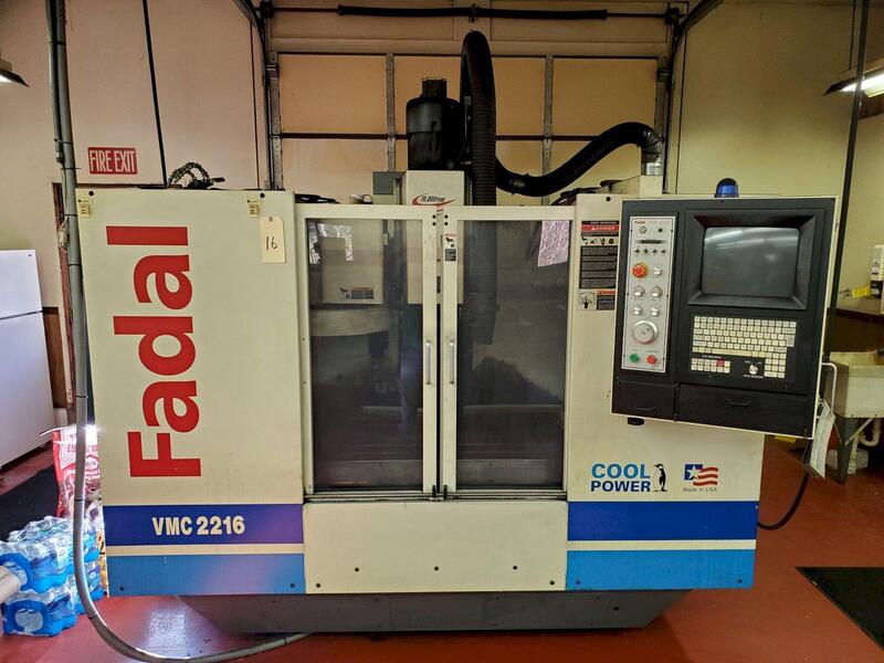Fadal #VMC2216, CNC vertical machining center, 21 automatic tool ...