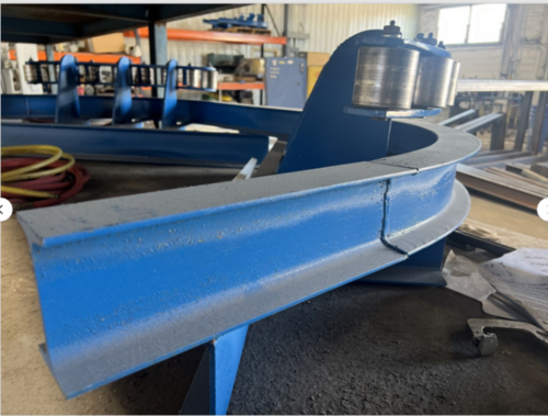 Jervis Webb Rapid X458 24" Radius x 90 Degree Roller Turn Assembly ...