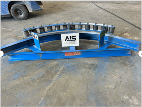 Jervis Webb Rapid #X458, 48" Radius x 90 Degrees Roller Turn Assembly ...