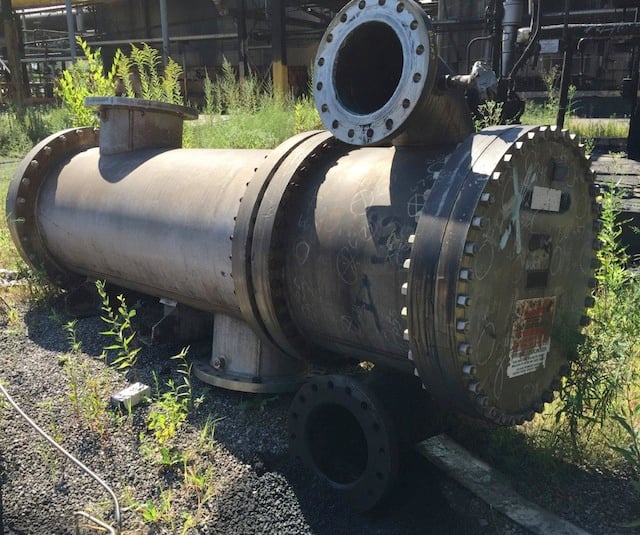 1200 sq.ft., 75 psi, Alco Heat Exchanger, Size 35,96, 1-32-52 H, OAD ...