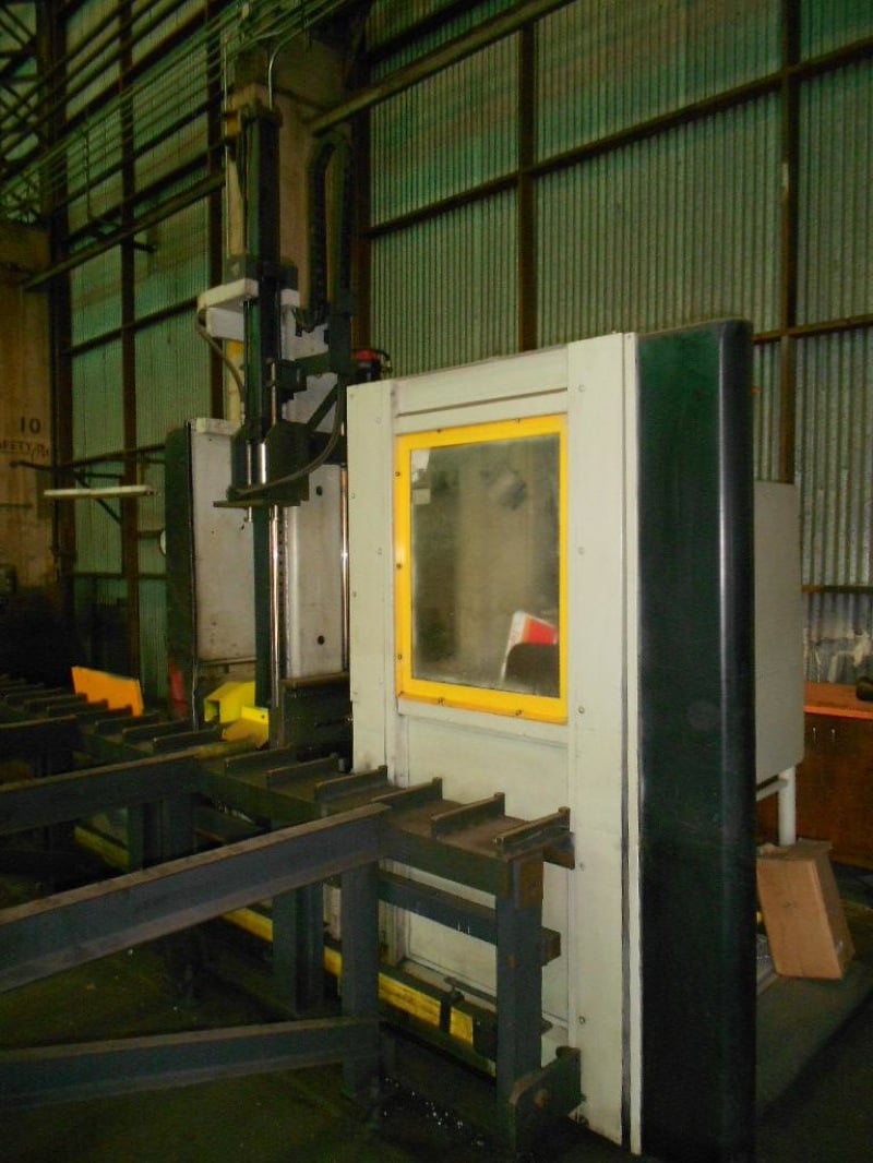 Ficep #Victory-1001, beam/drill line structural fab, CNC single spindle ...