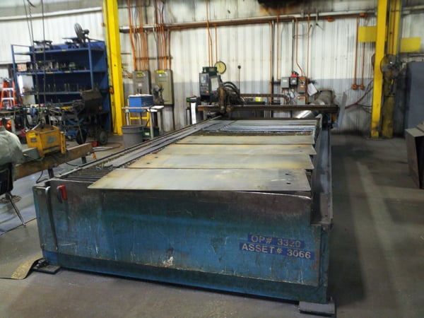 Messer #MetalMaster-II, retro plasma cutting system, 6' x 15', Burny ...