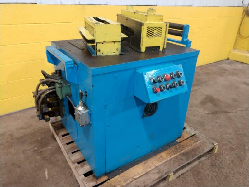 12" Turek & Heller, hydraulic shear & clamp machine, self contained ...