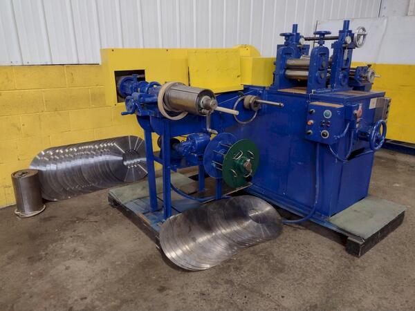 8" x 2-5/8" Torrington, pull through slitting line, 2500 lb., right to ...