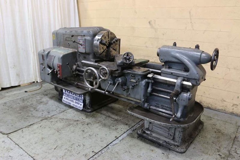 22" x 36" American #Pacemaker, engine lathe, 14" swing over cross slide ...