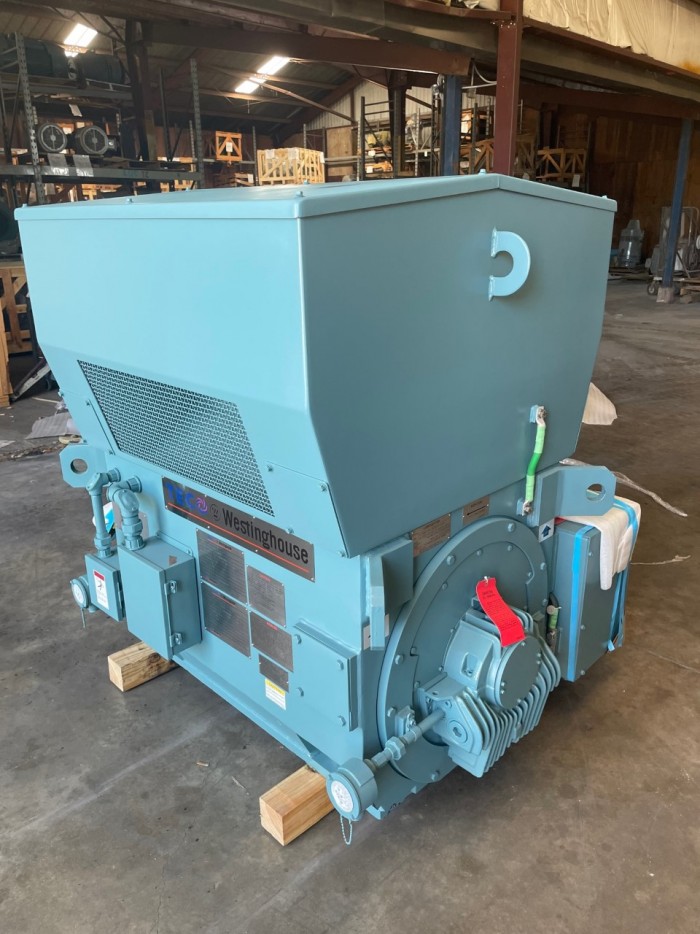 800 HP 3600 RPM Westinghouse, Frame 5010S, weather protected enclosure ...