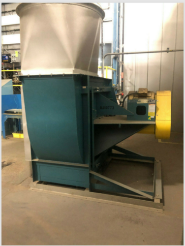 26210 cfm @ 2.25" S.P., Twin City Fan Centrifugal Fan, 402 BAF-SW For ...