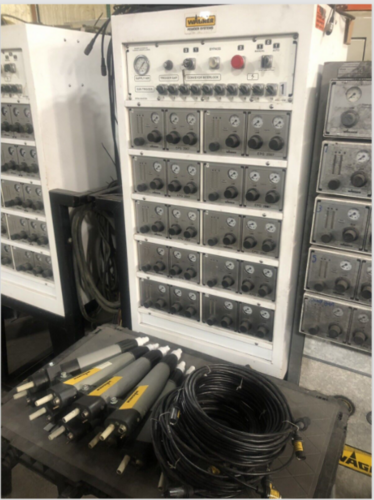 10-Gun EPG Automatic Powder Coating System, Wagner, Refurbished ...