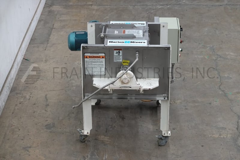 2 cu.ft. Marion #SRS1224, single ribbon mixer, flip up latch down cover ...