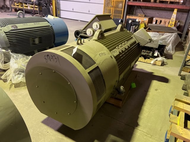 450 HP 1200 RPM General Electric, Frame 5013S, TEFC BB, 460 Volts, New ...