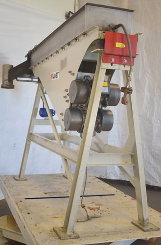 14" wide x 8' long, Stainless trough shaker vibrating conveyor ...