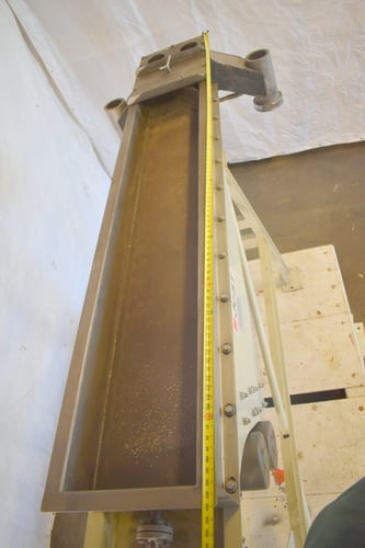 14" wide x 8' long, Stainless trough shaker vibrating conveyor ...