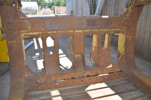 Caterpillar #966 D, E, F, wheel loader log fork For Sale | Surplus Record
