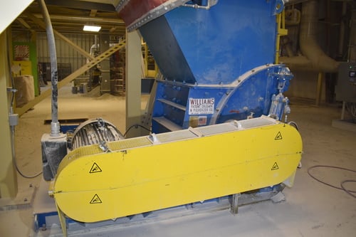 Williams #40NF, impact dryer/crusher mill system, 60" Williams turbine ...