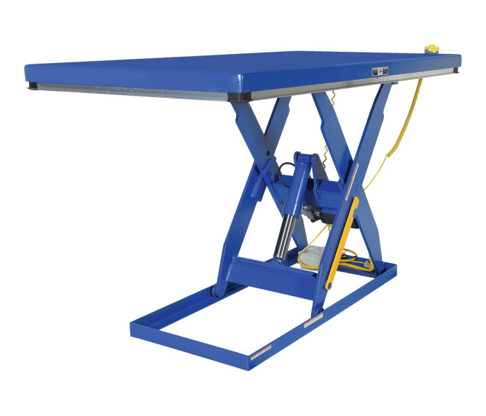 2000 lb. Vestil #EHLT-2464-2-55, Scissor Lift, 2 HP, 24" x 64" platform ...