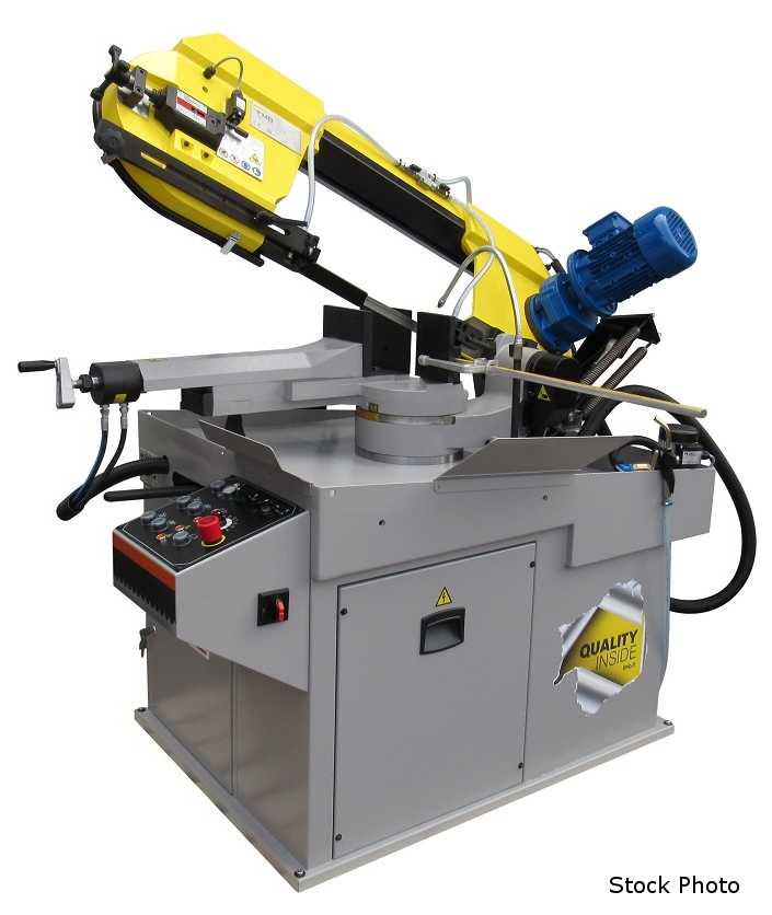 10" x 10" Pat Mooney #FMB-Major, semi-automatic bandsaw, 52-394 FPM, 2 ...